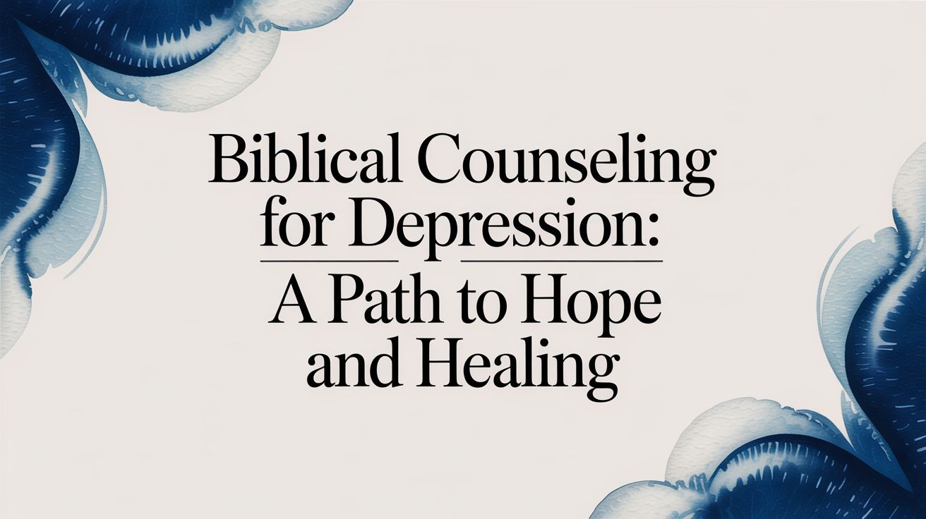 A Guide to Biblical Counseling for Depression
